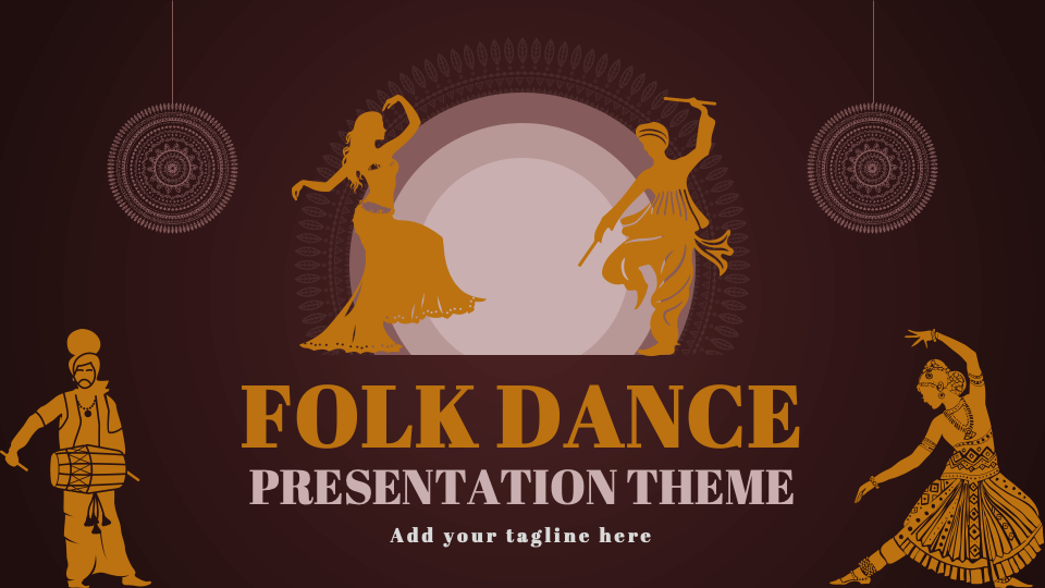 Free Folk Dance Presentation Theme for Google Slides and PowerPoint