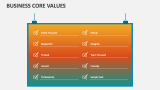 Business Core Values Template for PowerPoint and Google Slides - PPT Slides