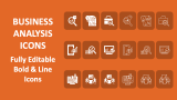 Business Analysis Icons for Google Slides and PowerPoint