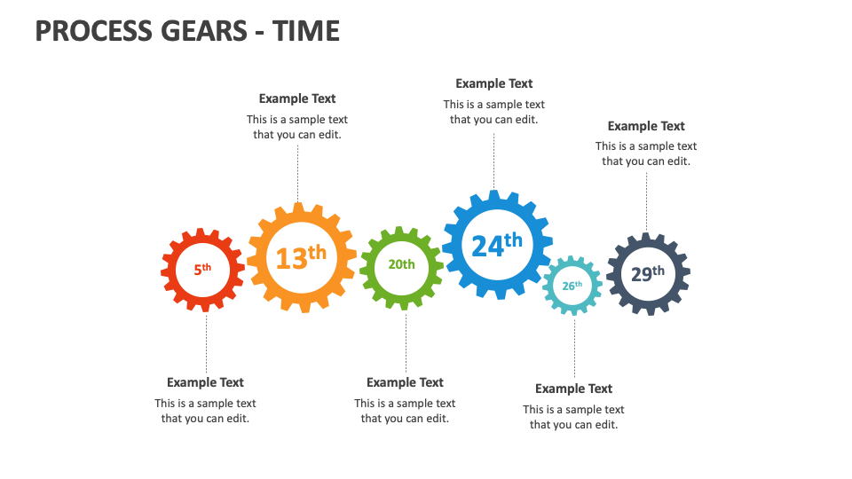Process Gears - Time Template for PowerPoint and Google Slides - PPT Slides
