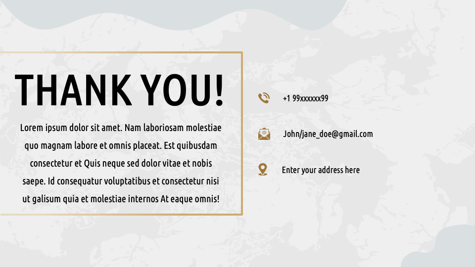 Free Marble Background Presentation Theme for Google Slides and PowerPoint