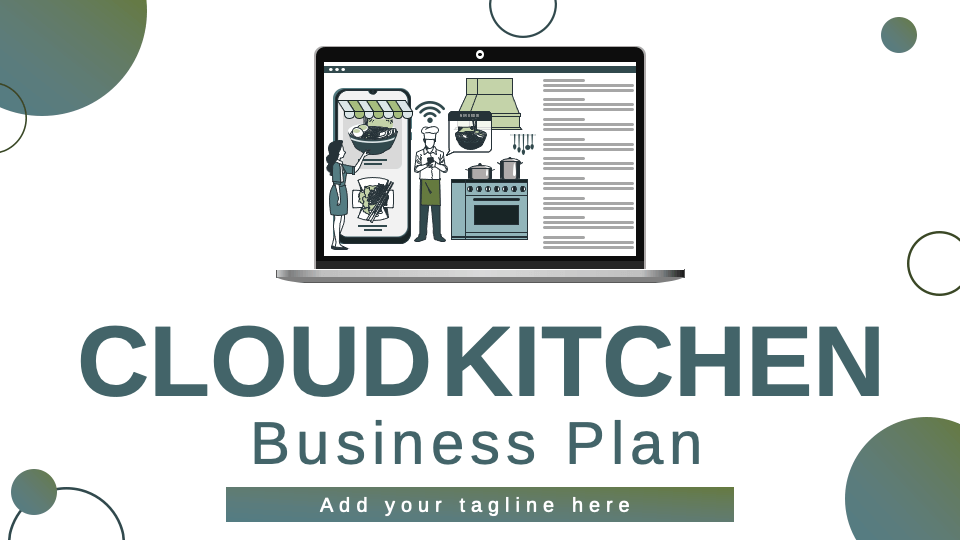 Cloud Kitchen Business Plan Template for Google Slides and PowerPoint ...