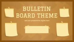 Free Bulletin Board Theme for Google Slides and PowerPoint