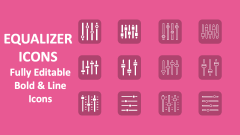Equalizer Icons for Google Slides and PowerPoint