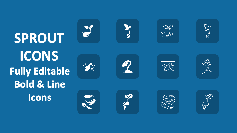 Sprout Icons for Google Slides and PowerPoint
