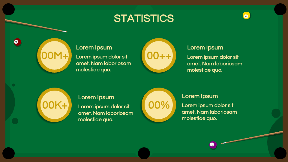 Free Billiards Theme for Google Slides and PowerPoint