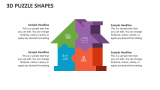 3D Puzzle Shapes PowerPoint and Google Slides Template - PPT Slides