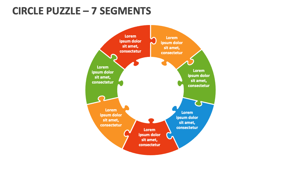 Circle Puzzle Template for PowerPoint and Google Slides - PPT Slides