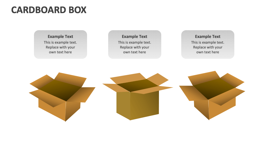 Cardboard Box Template for PowerPoint and Google Slides - PPT Slides