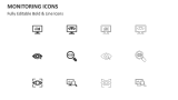 Monitoring Icons for Google Slides and PowerPoint