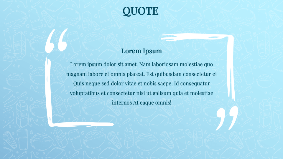 Milk Theme for PowerPoint and Google Slides - PPT Slides