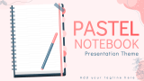 Pastel Notebook Presentation Theme for Google Slides and PowerPoint ...