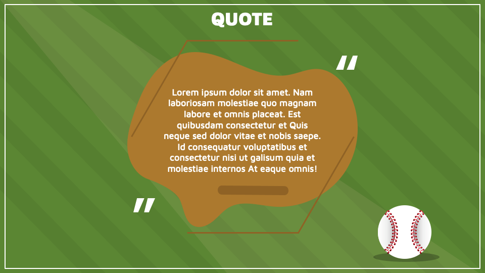 Free Baseball Presentation Theme for Google Slides and PowerPoint