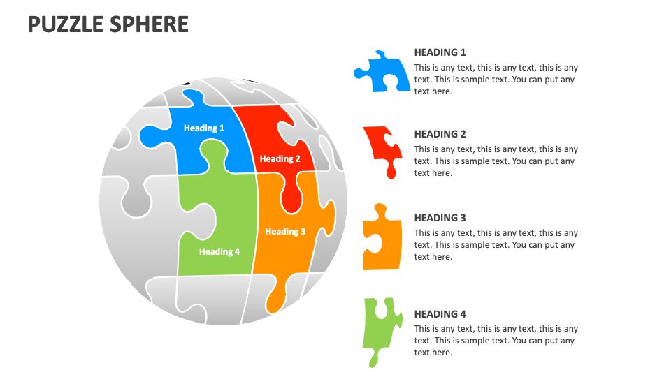 Puzzle Sphere Template for PowerPoint and Google Slides - PPT Slides