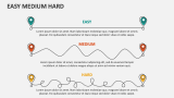 Easy Medium Hard Template for Google Slides and PowerPoint - PPT Slides