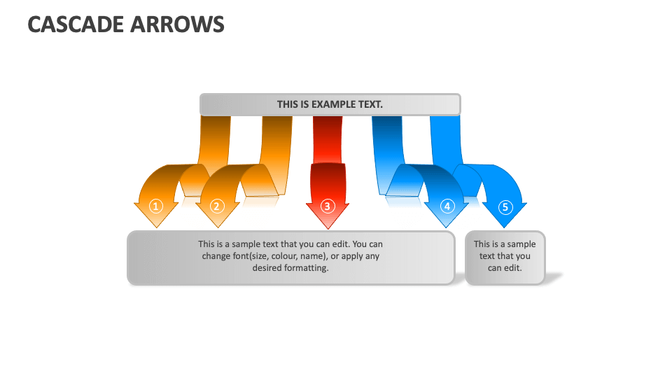 Cascade Arrows for PowerPoint and Google Slides - PPT Slides