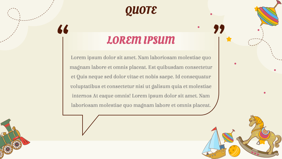 Free Toys Presentation Theme for Google Slides and PowerPoint