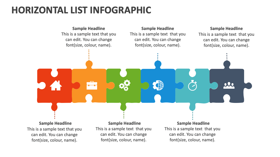 Horizontal List Infographic PowerPoint and Google Slides Template - PPT Slides