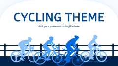 Free Cycling Presentation Theme for Google Slides and PowerPoint