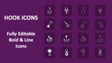 Hook Icons for Google Slides and PowerPoint