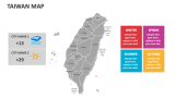 Taiwan Map for Google Slides and PowerPoint - PPT Slides