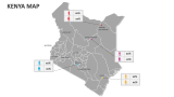 Kenya Map for Google Slides and PowerPoint - PPT Slides