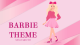 Barbie Presentation Theme for PowerPoint and Google Slides - PPT Slides