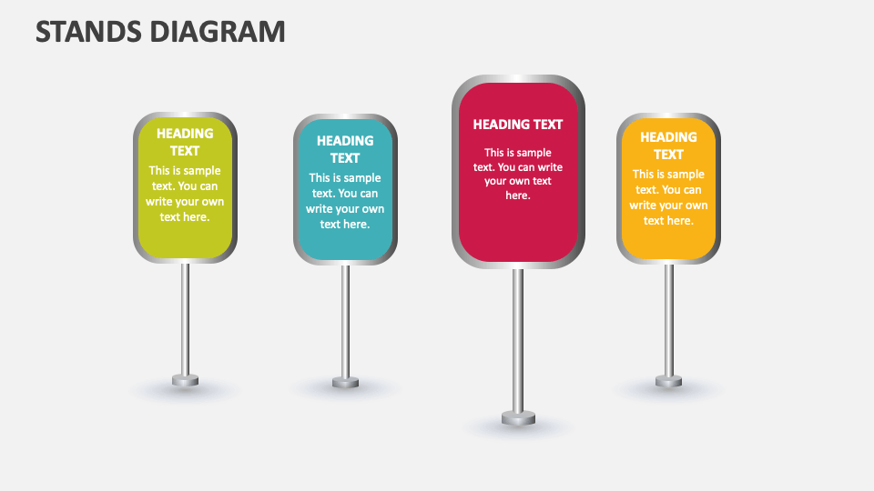 Stands Diagram Template for PowerPoint and Google Slides - PPT Slides