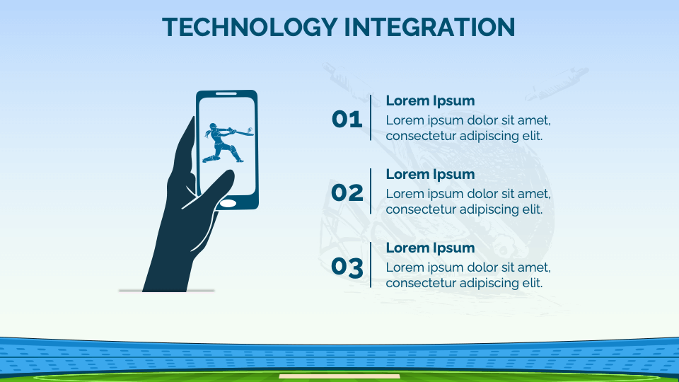 Cricket Stadium Background Presentation Theme for PowerPoint and Google ...