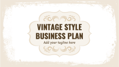 Vintage Style Business Plan PowerPoint and Google Slides Template - PPT ...