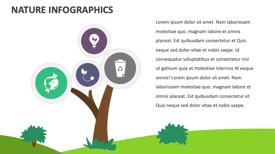Nature Infographics for Google Slides and PowerPoint - PPT Slides