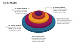 3D Circles PowerPoint and Google Slides Template - PPT Slides