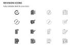 Revision Icons for Google Slides and PowerPoint