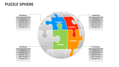 Puzzle Sphere Template for PowerPoint and Google Slides - PPT Slides