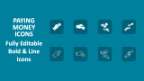 Paying Money Icons for Google Slides and PowerPoint