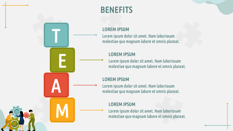 Free Teamwork Theme for Google Slides and PowerPoint