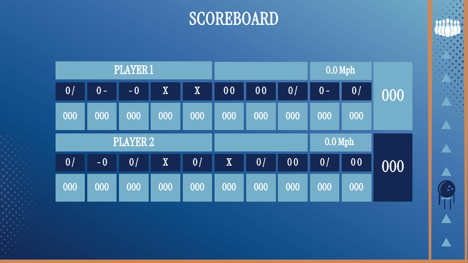 Free Bowling Presentation Theme for Google Slides and PowerPoint