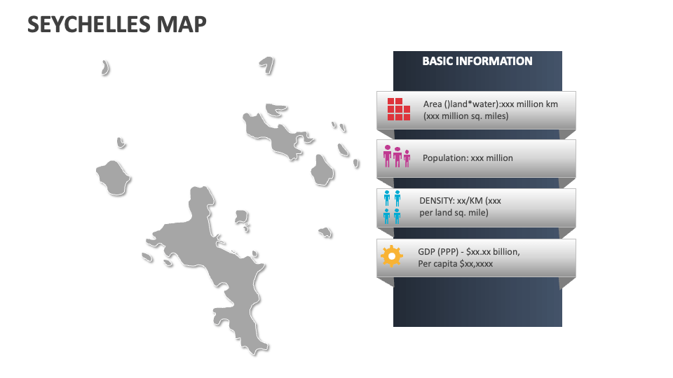 Seychelles Map for Google Slides and PowerPoint - PPT Slides