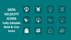 Data Velocity Icons for Google Slides and PowerPoint