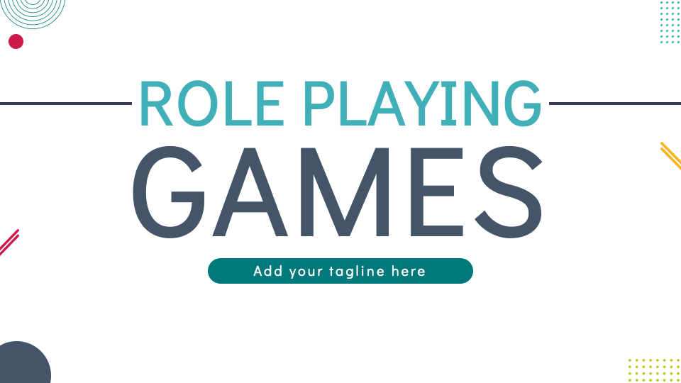 Role Playing Games (RPG) Template for Google Slides and PowerPoint - PPT Slides