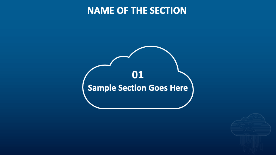 Cloud Technology Theme for PowerPoint and Google Slides - PPT Slides