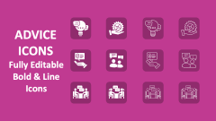 Advice Icons for PowerPoint and Google Slides - PPT Slides
