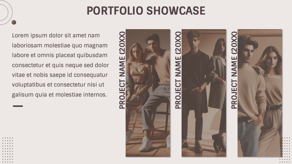 Fashion Design Company Profile Template for Google Slides and ...