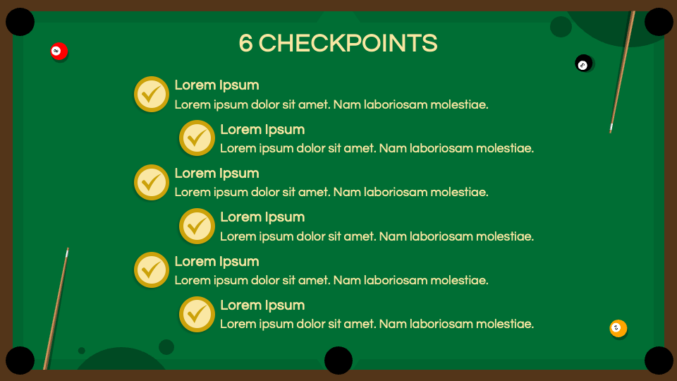 Free Billiards Theme for Google Slides and PowerPoint