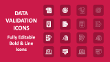 Data Validation Icons for Google Slides and PowerPoint