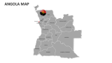 Angola Map for Google Slides and PowerPoint - PPT Slides