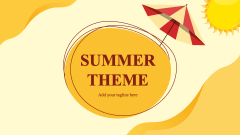Free Summer Presentation Theme for PowerPoint and Google Slides - PPT ...