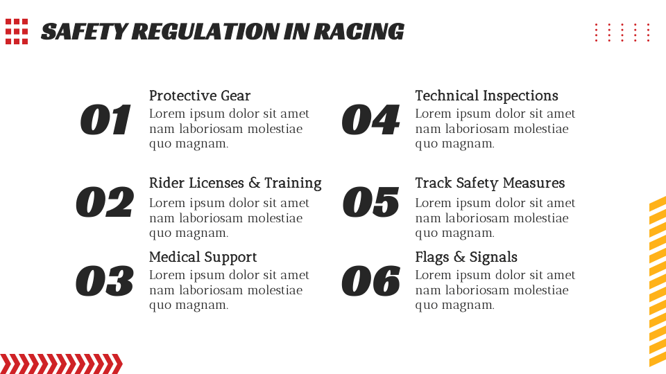 Free Motorcycle Race Presentation Theme for Google Slides and PowerPoint
