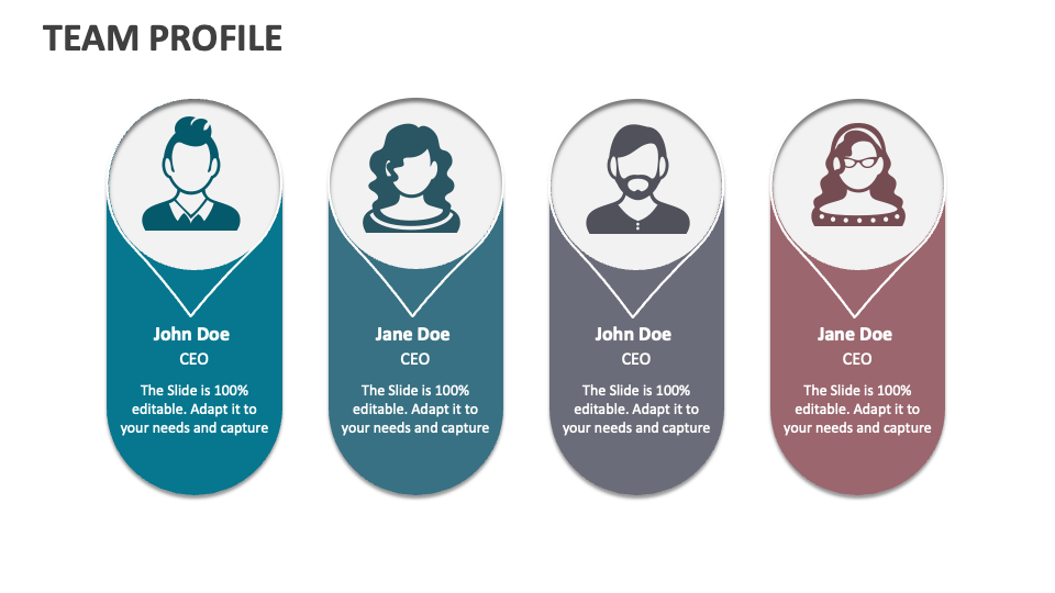 Team Profile Template for PowerPoint and Google Slides - PPT Slides