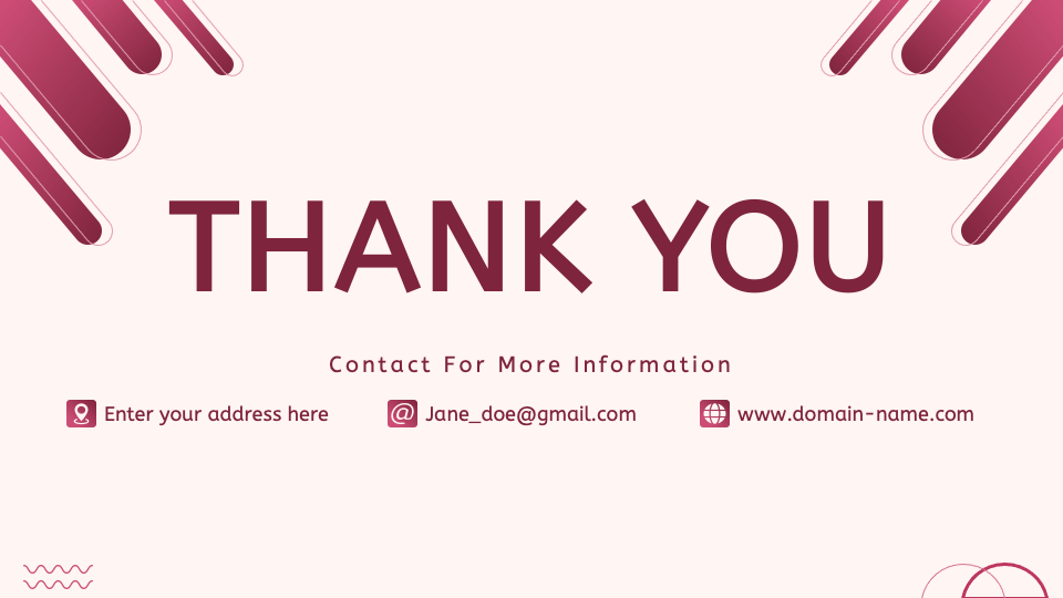 Pink Presentation Theme for Google Slides and PowerPoint